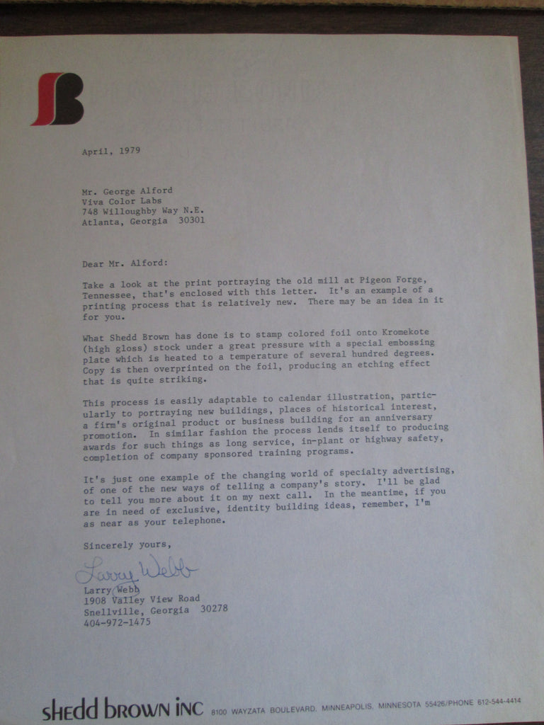 Larry Webb Print The Old Mill at Pigeon Forge – Fun Stuff Super Store