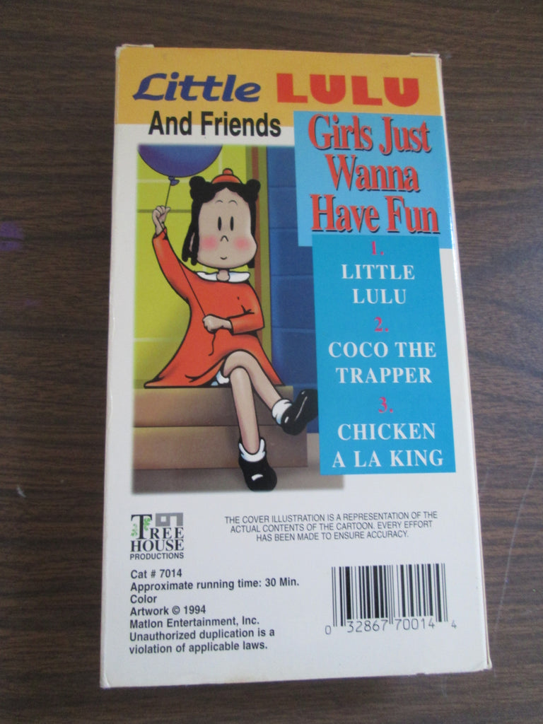 Little Lulu and Friends Girls Just Want To Have Fun VHS 1994 – Fun ...