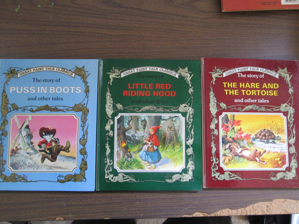 Great Fairy Tales Classics Set of 3 Puss In Boots, Little Red Riding H ...