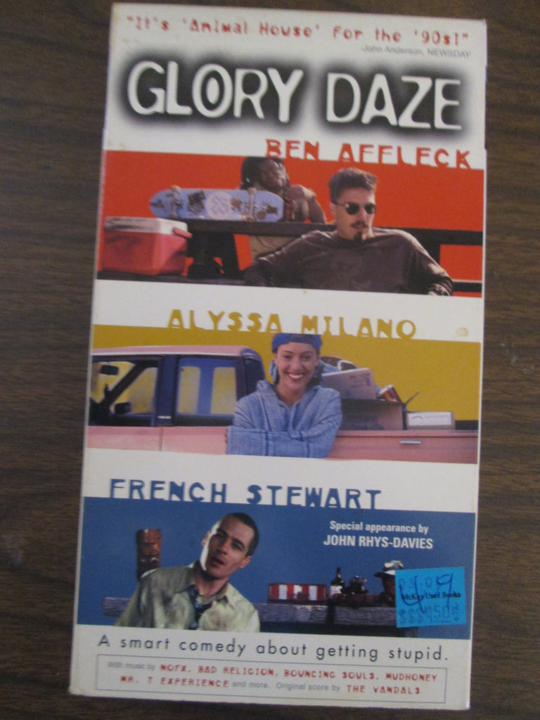 Glory Daze Movie starring Ben Affleck and Alyssa Milano VHS 1997 – Fun ...
