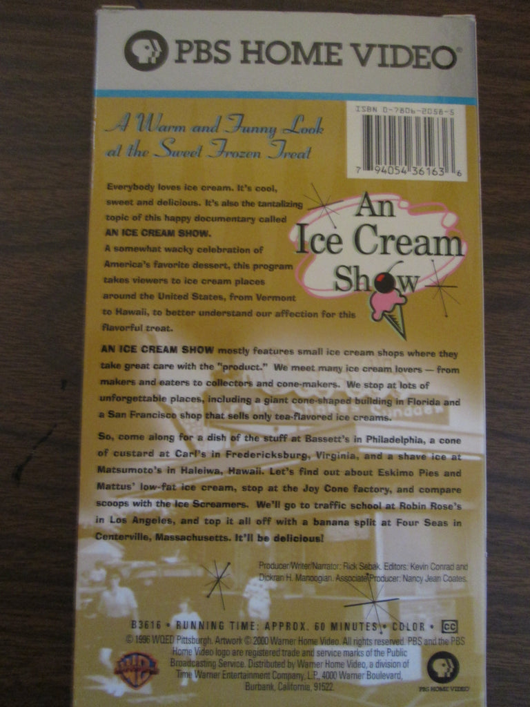 An Ice Cream Show VHS 1996 – Fun Stuff Super Store