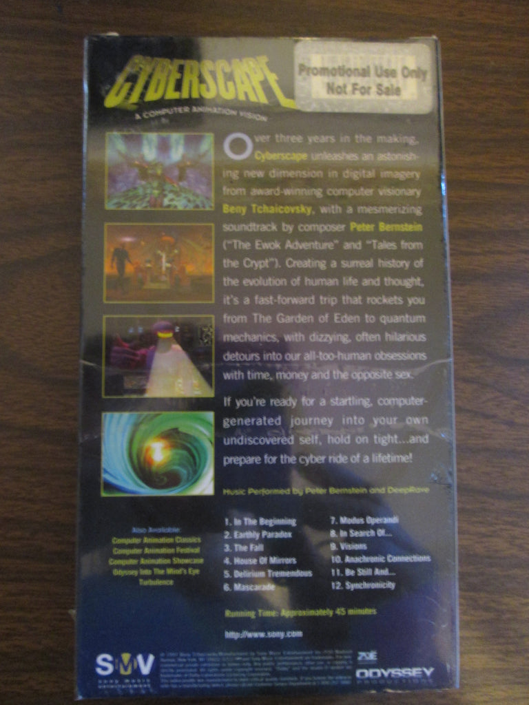 Cyberscape A Computer Animation Vision VHS 1997 – Fun Stuff Super Store