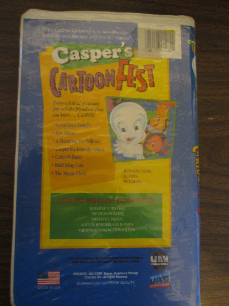 Casper's Cartoon Fest - cartoons that inspired the movie Sealed VHS 19 ...