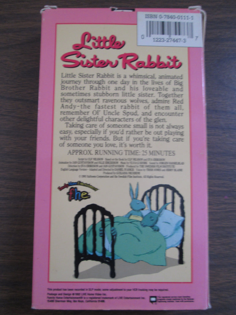 Little Sister Rabbit VHS 1992 – Fun Stuff Super Store