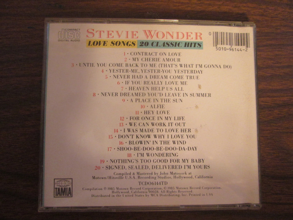 Stevie Wonder Love Songs CD 1985 – Fun Stuff Super Store