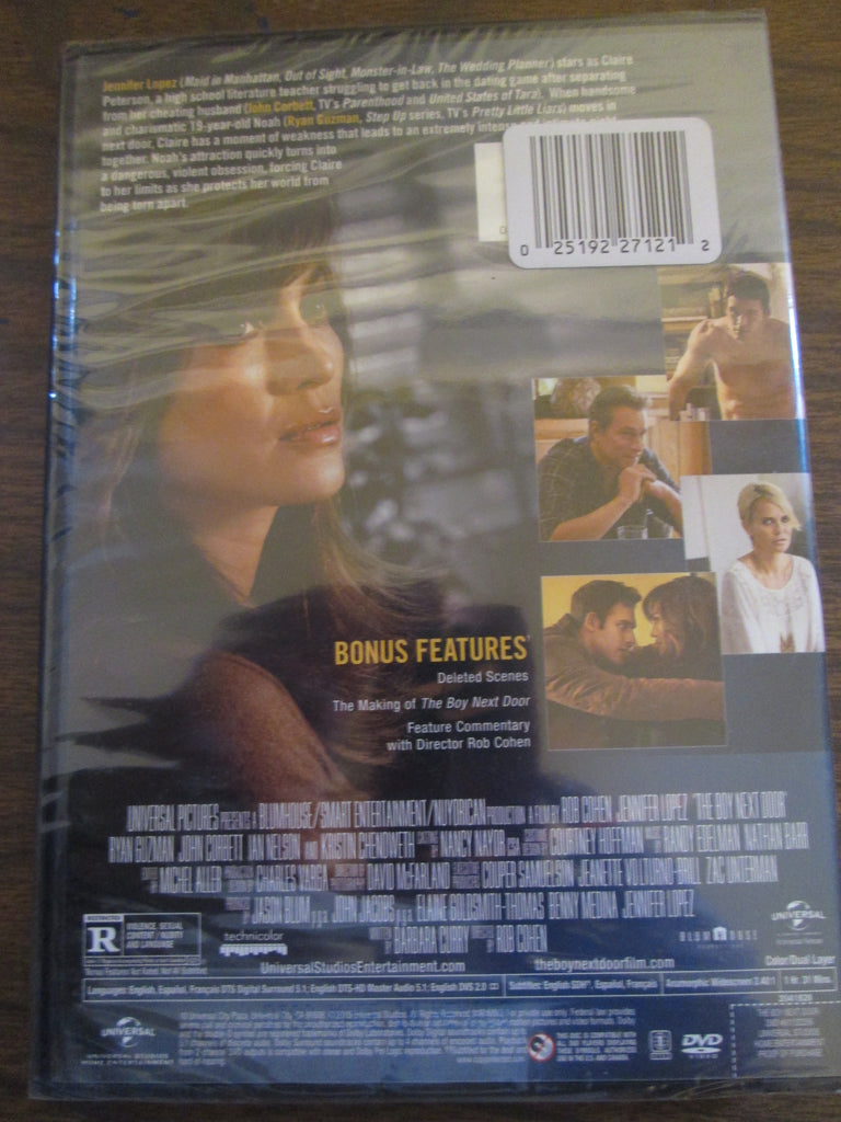 The Boy Next Door Jennifer Lopez DVD Movie Sealed 2015 – Fun Stuff ...