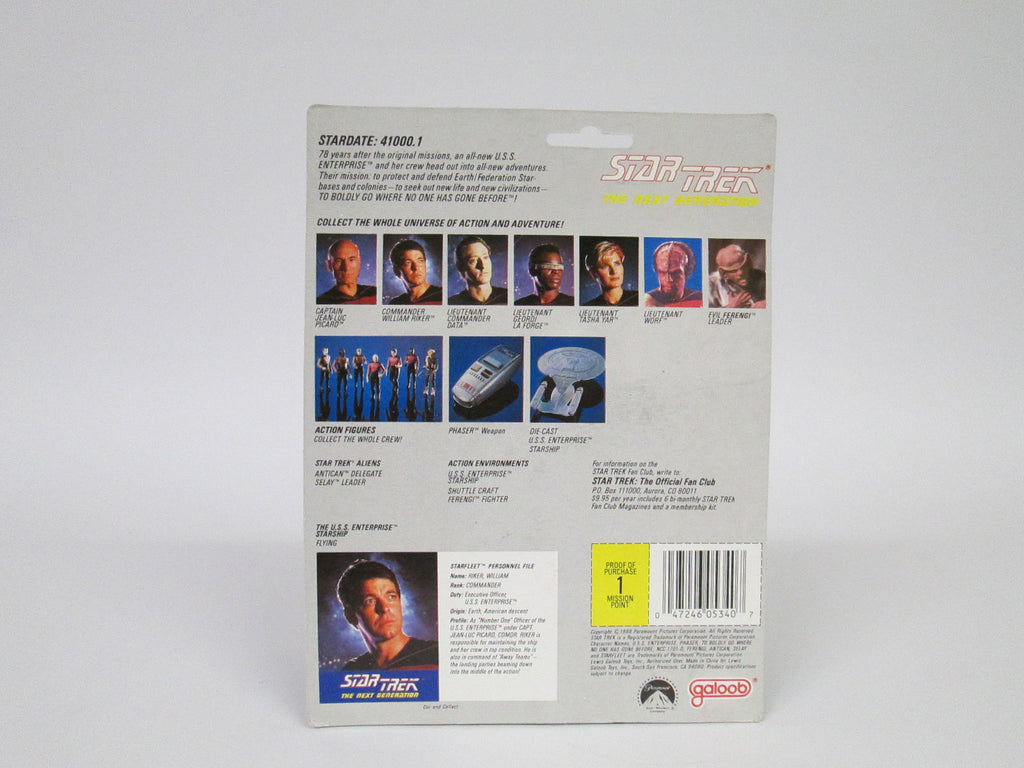 Star Trek The Next Generation Commander William Riker Action figure (G ...