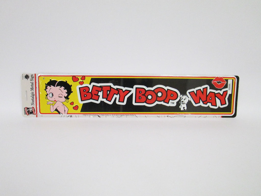 Betty Boop Way Nostalgic Metal Sign (2000) – Fun Stuff Super Store