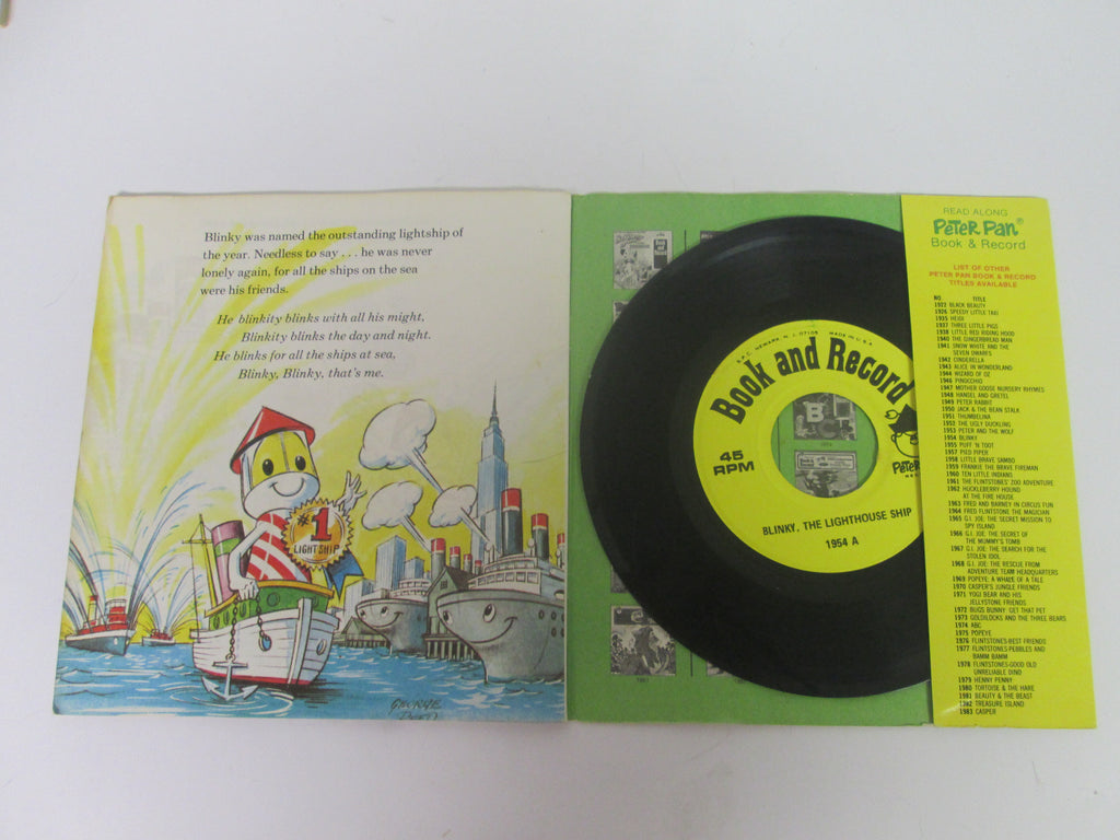 Blinky The Lighthouse Ship Book and Record #1954 45 RPM (Peter Pan)(19 ...
