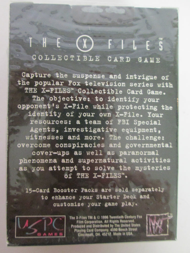 1996 The X-Files Collectible Card Game 60-Card Starter Pack – Fun Stuff ...