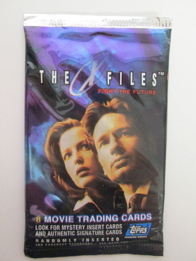 1998 The X-Files Fight The Future 8 Movie Trading Cards Unopened Pack ...