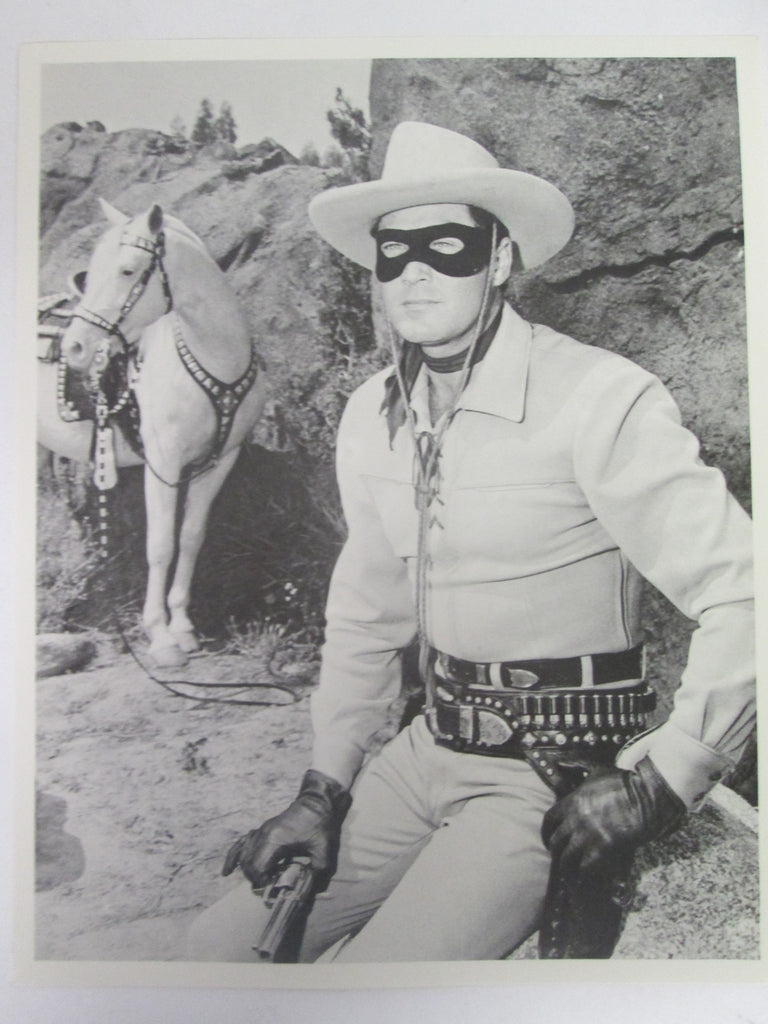 Lone Ranger & Silver 8x10 B&W Movie Still – Fun Stuff Super Store