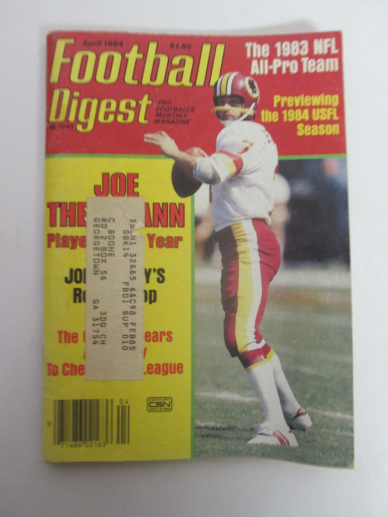 Football Digest April 1984 – Fun Stuff Super Store