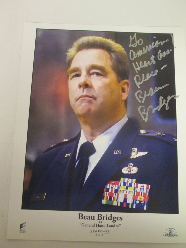 Beau Bridges as General Landry Autographed Picture Stargate SG-1 8X10 ...