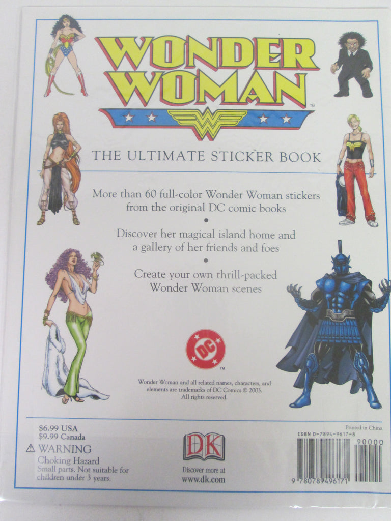 Wonder Woman The Ultimate Sticker Book More Than 60 Stickers – Fun ...
