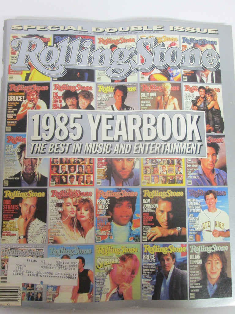 Rolling Stone Magazine December 19 1985 #463/464 1985 Yearbook Rolling ...