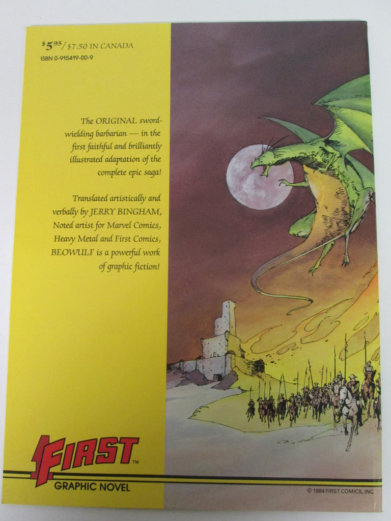 Beowulf First Graphic Novel by Jerry Bingham 1984 PB – Fun Stuff Super ...