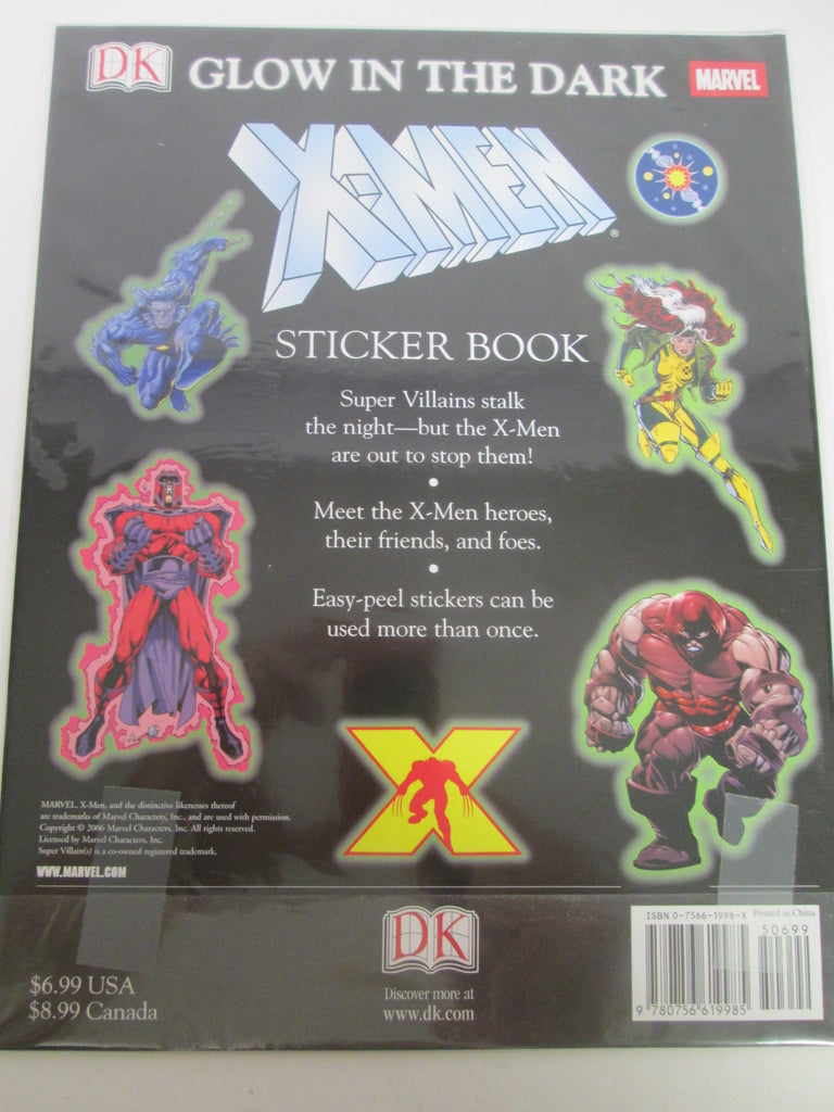 X-Men Glow In The Dark Sticker Book 2006 PB – Fun Stuff Super Store