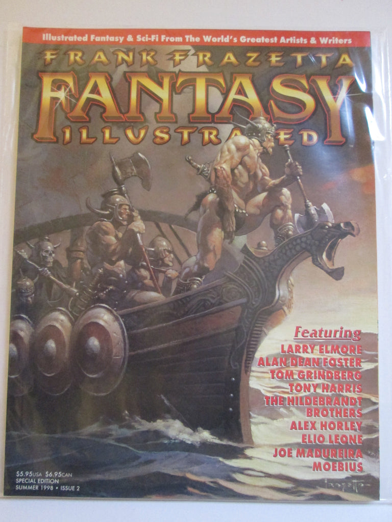 Frank Frazetta Fantasy Illustrated Magazine Set #1 & #2 PB 1998 – Fun ...