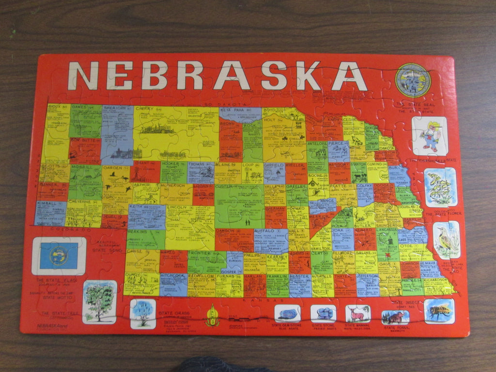 Nebraska State Puzzle 1987 – Fun Stuff Super Store