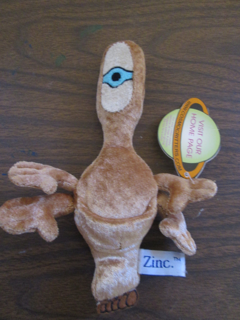 Cosmo Critters Original Zinc Beanie Plush Alien CHILLIE Limited Editio ...